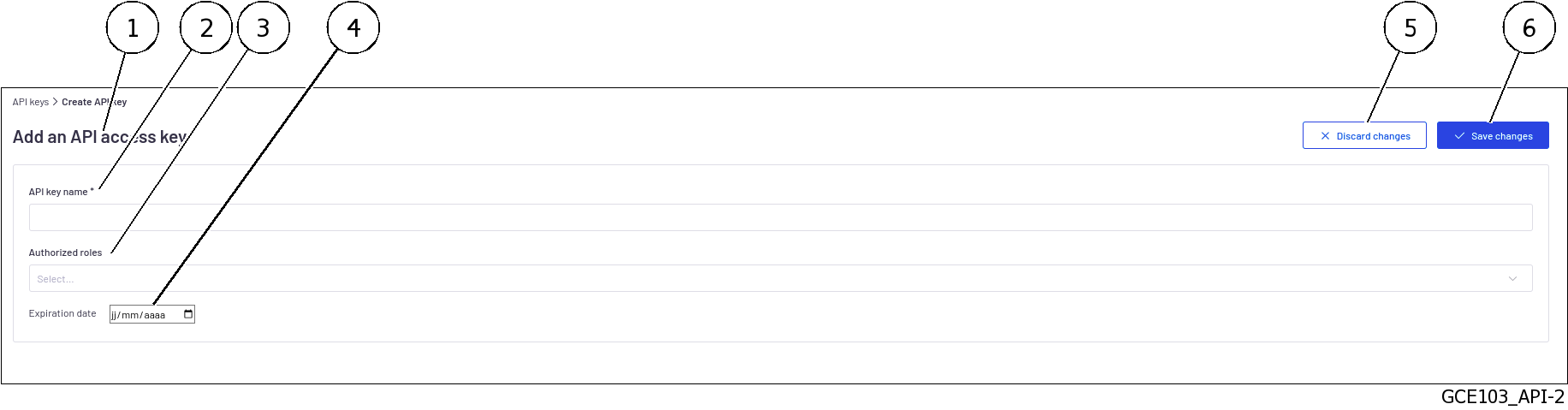 8.7.11. Managing an API access token — Documentation: GCenter V2.5.3.103 Version 2.5.3.103 ...