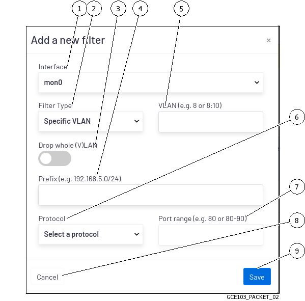 7.4.7. Configuring filters on targeted parts of the analyzed traffic via the GCap profile ...