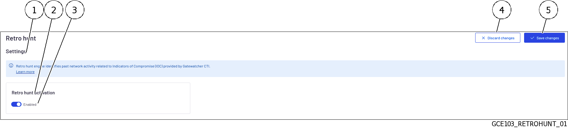 8.7.10. Setting up the retro hunt engine — Documentation GCenter Documentation V103 2.5.3.103